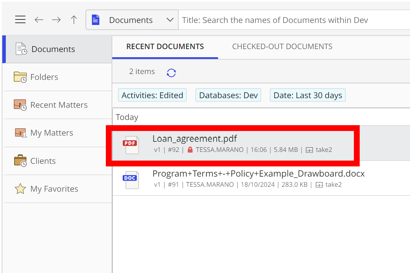 Drawboard PDF: iManage integration – Drawboard Help Centre
