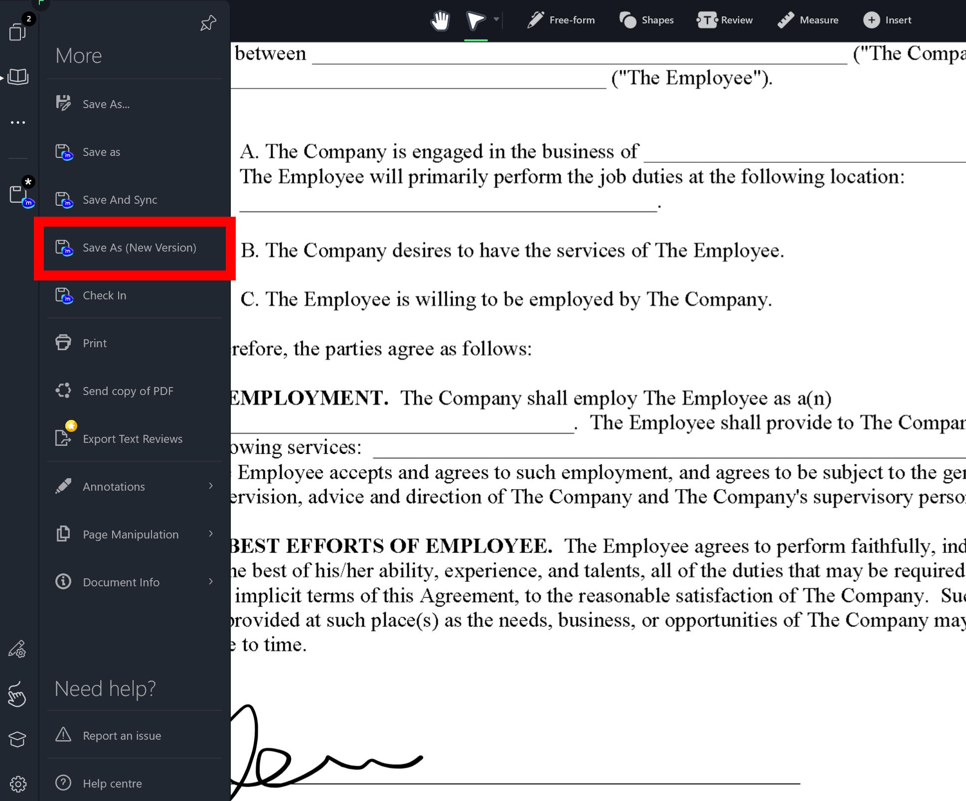 Drawboard PDF: iManage integration – Drawboard Help Centre