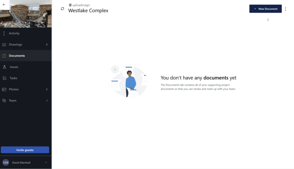 Uploading documents to your project – Drawboard Help Centre