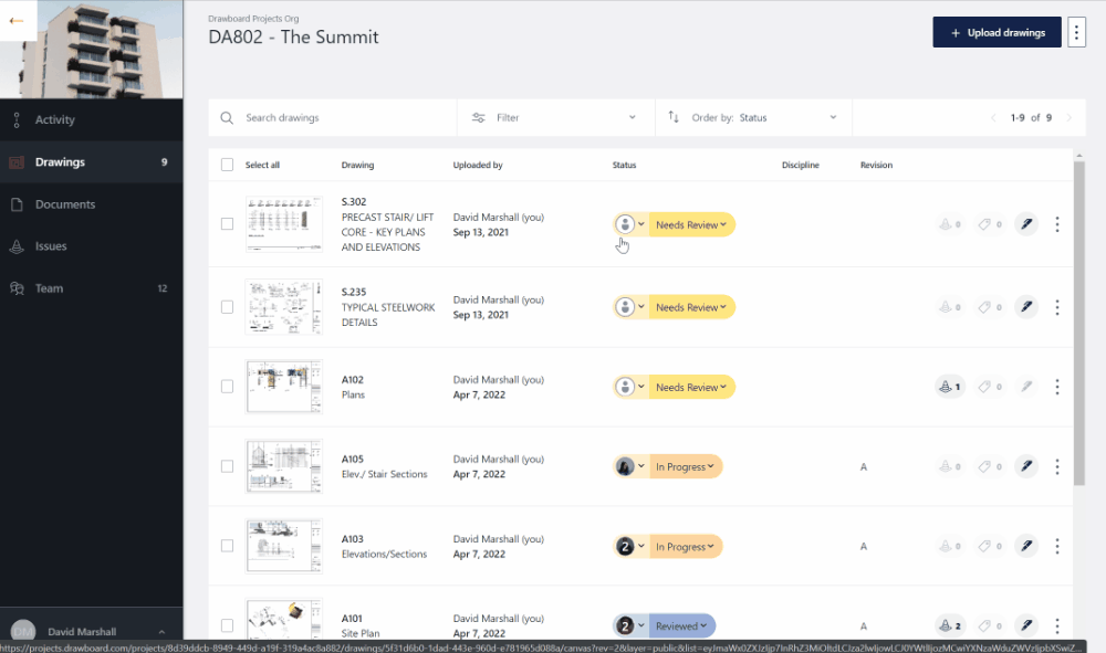 Assigning People to Drawings and Documents – Drawboard Help Centre